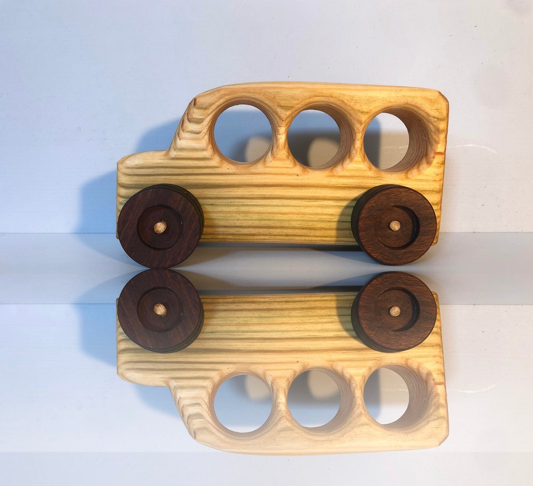 Wooden School-bus Toy for Toddlers Kids Perfect Gift Personalised - Etsy