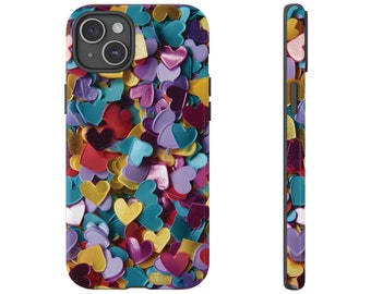 Flower and Heart Phone Case, Flower Phone Cases, Heart Phone Cases ...