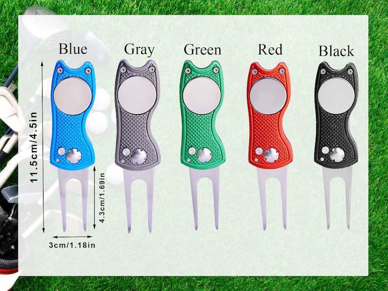 Personalized Golf Divot Tool With Ball Marker,custom Retractable Divot ...