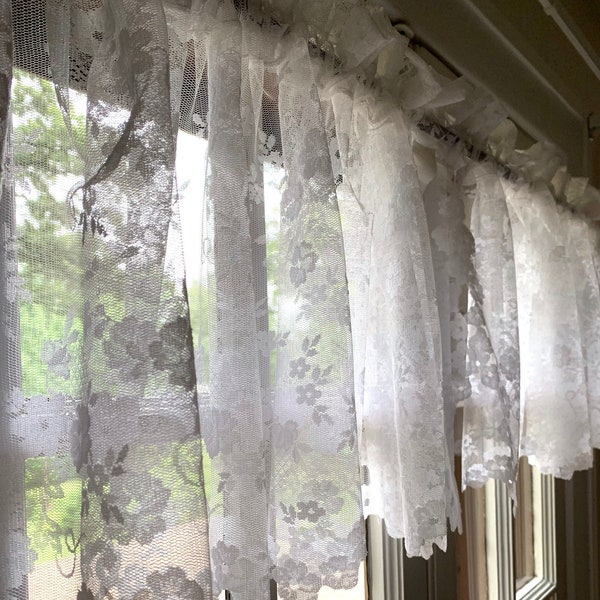 Lace Valances for Windows - Etsy