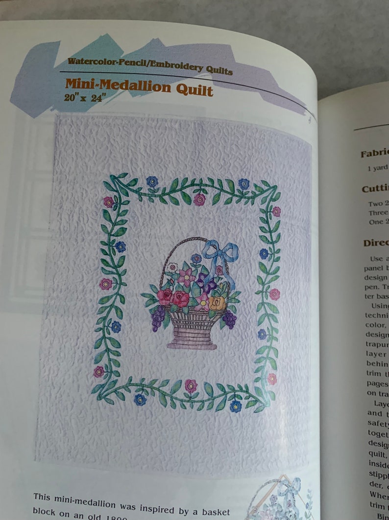 Vintage Craft Book: Flower Patterns to Applique Paint and - Etsy