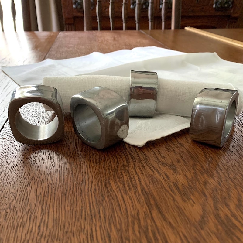 Metal Napkin Rings - Etsy