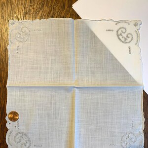 Lot of 5 Vintage Bridal Handkerchiefs, Minor Issues - Etsy