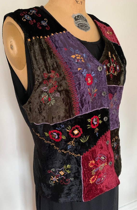 White stag Patchwork vest - Gem