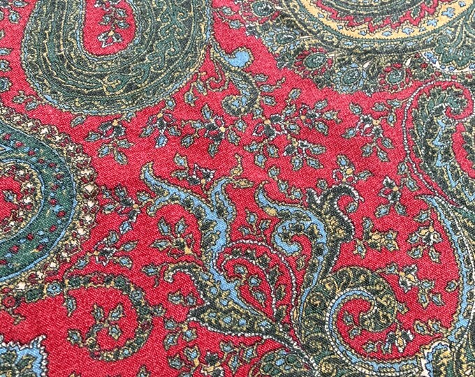 77" Paisley Tablecloth, Vintage Printed Tablecloth - Etsy