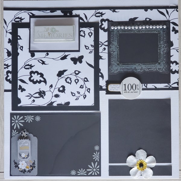 Premade Scrapbook Pages - Etsy