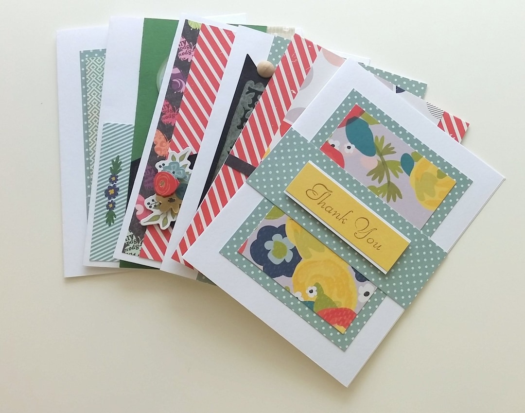 Handmade All-occasion Greeting Card Set – 10 Assorted A2 Cards With ...