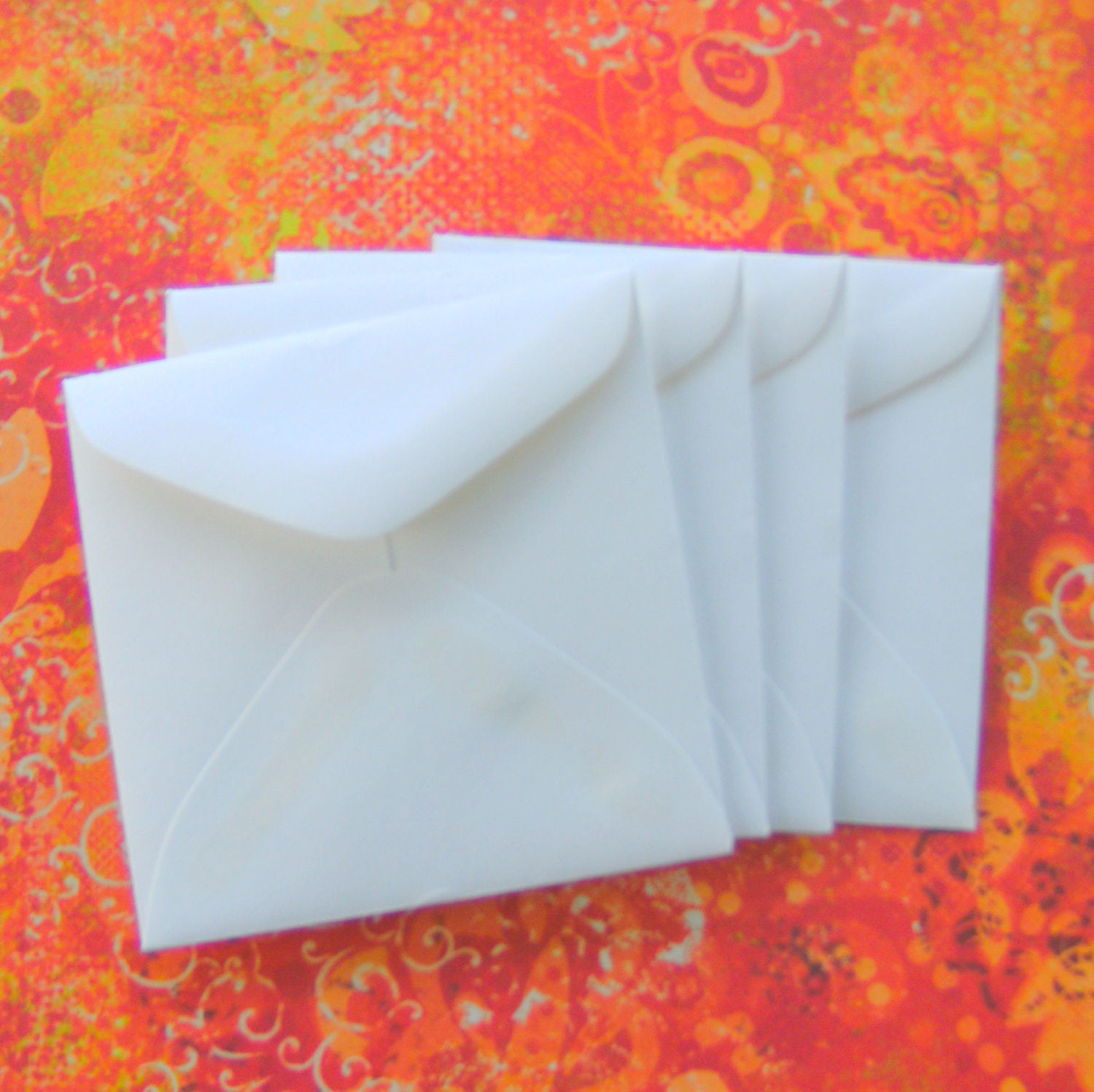 Envelopes, Square, Small White Envelopes, Set of 8 Small Envelopes ...