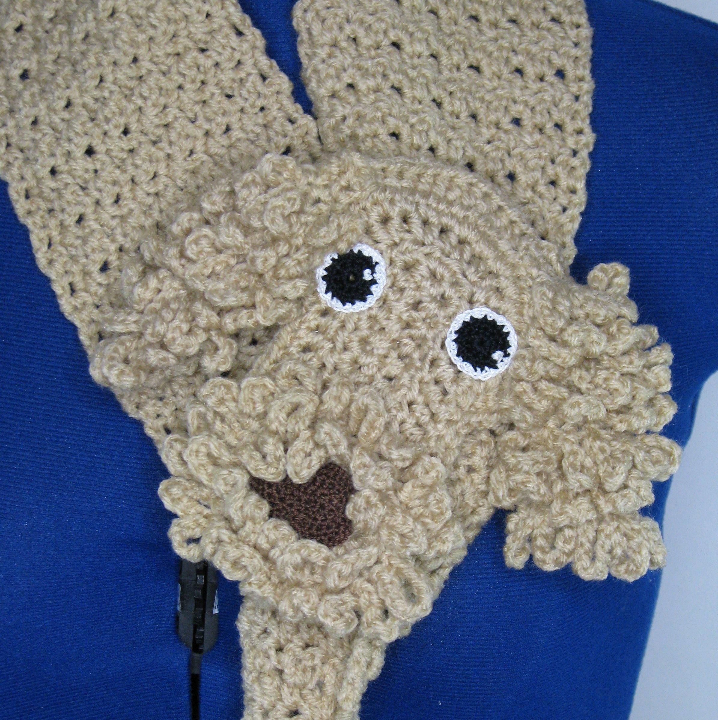 Labradoodle Neck Warmer Crochet Pattern With Tutorials | Etsy