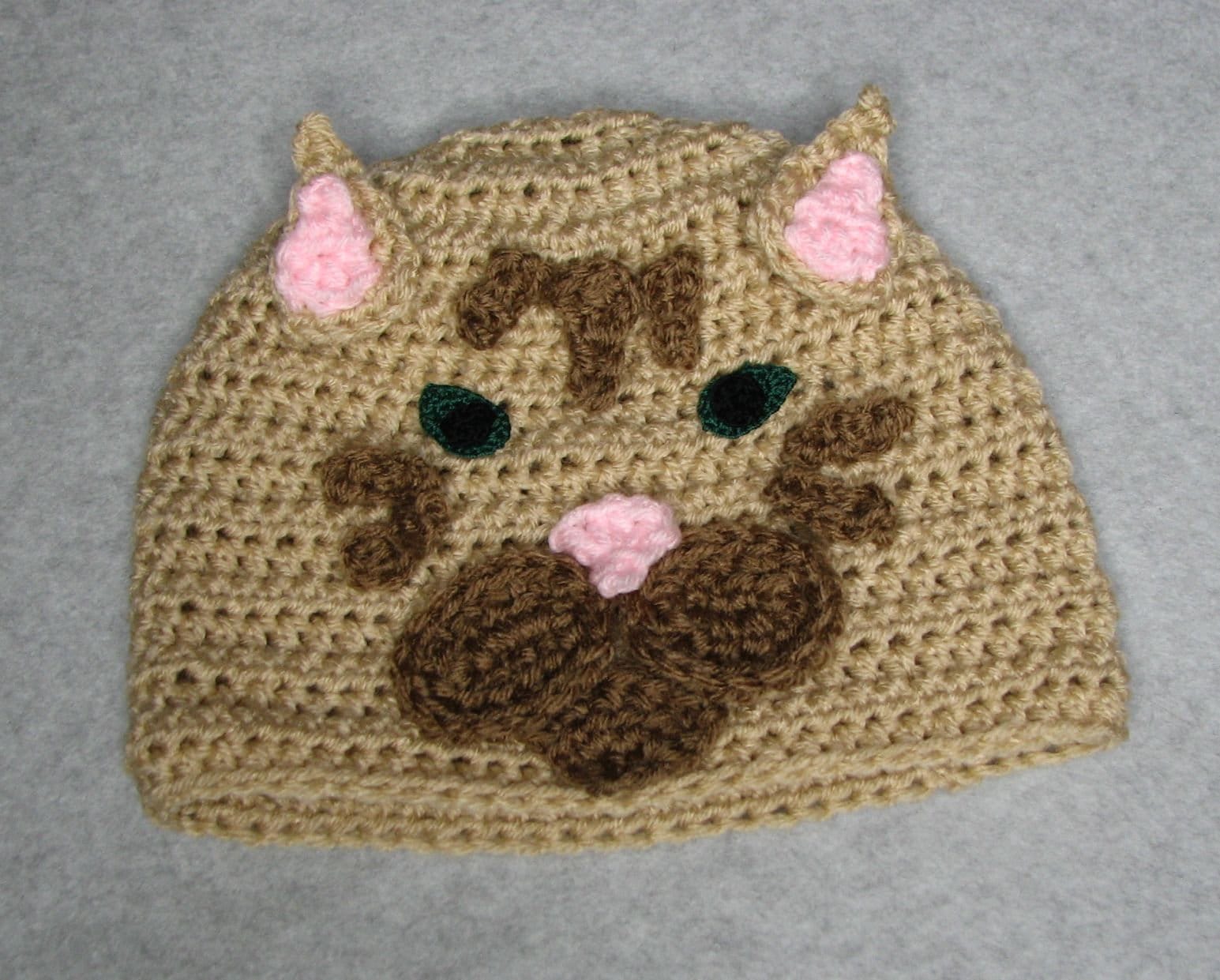 Tabby Cat - Hat Crochet Pattern With Tutorials - Digital Download - Etsy