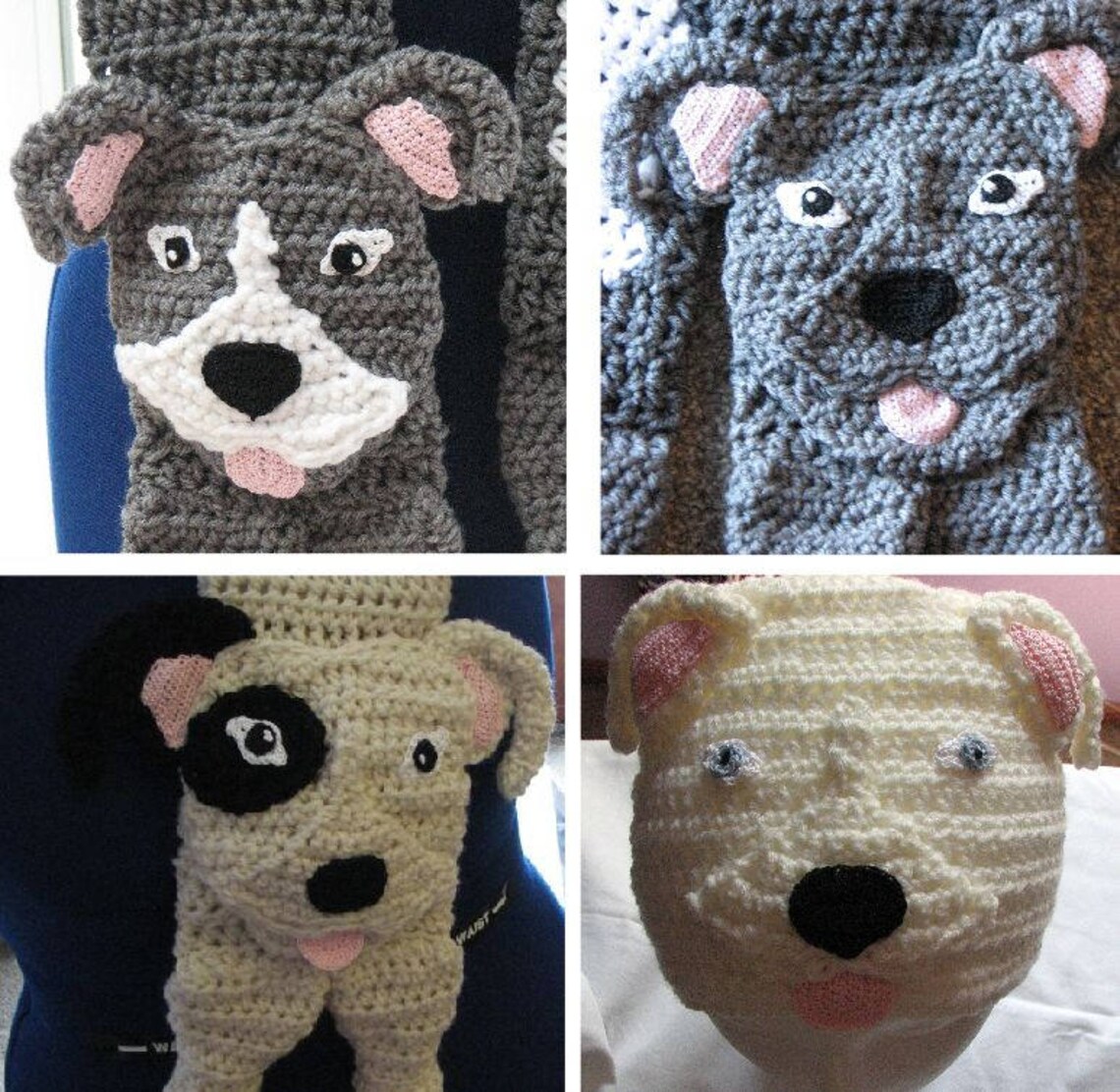 Pit Bull - Hat Crochet Pattern With Tutorials - Digital Download - Etsy