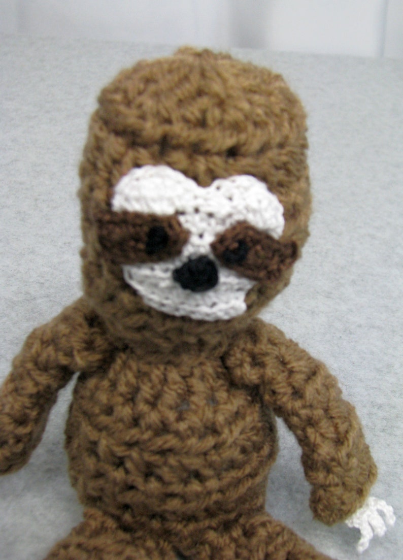 Sloth Mini Toy Crochet Pattern With Tutorials Digital - Etsy