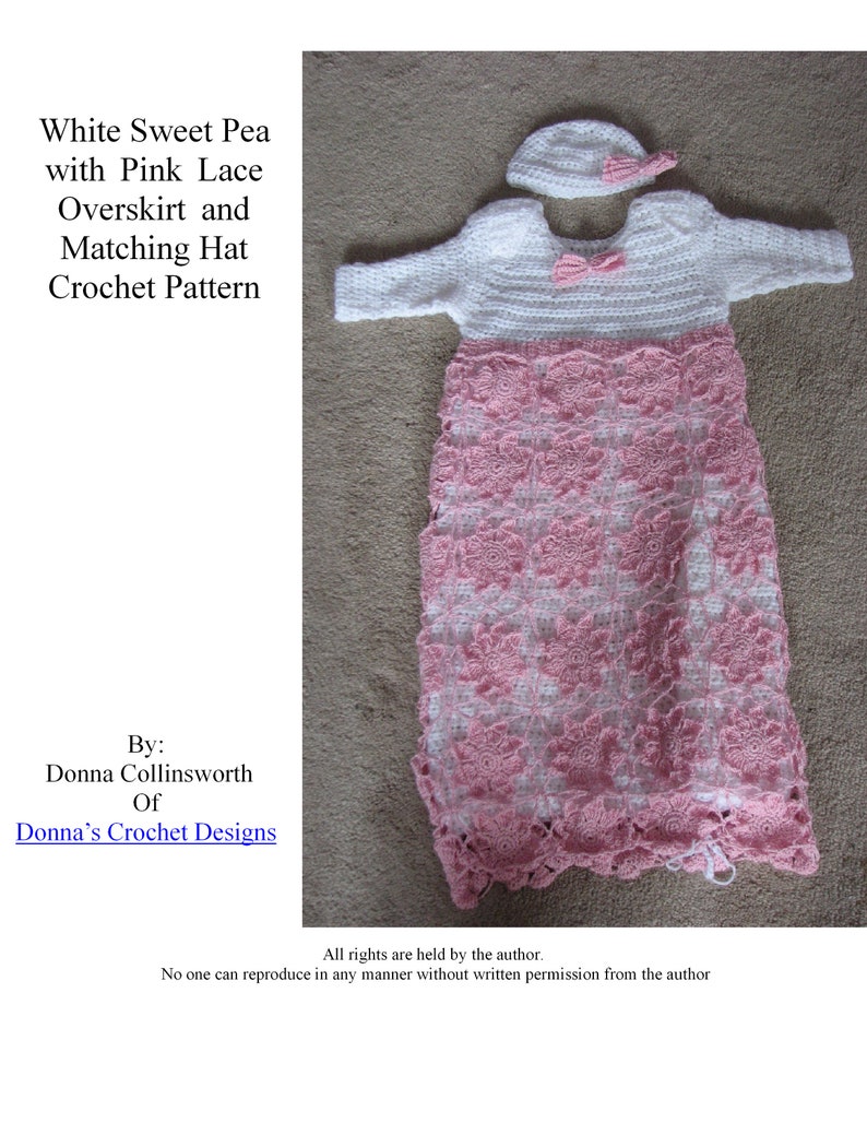 Lace Sweet Pea Crochet Pattern With Tutorials Digital - Etsy New Zealand