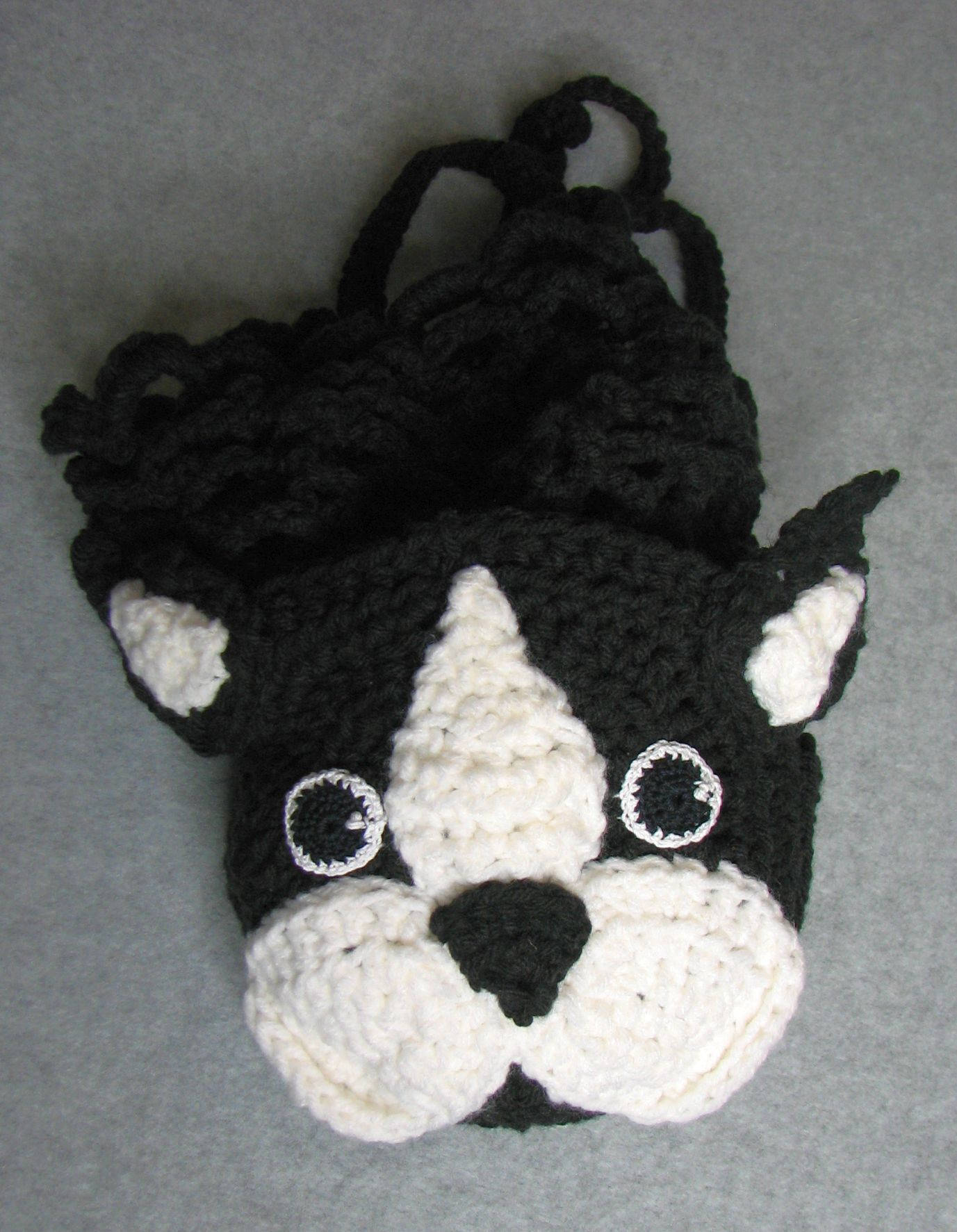 Boston Terrier Grocery Bag Crochet Pattern Digital | Etsy