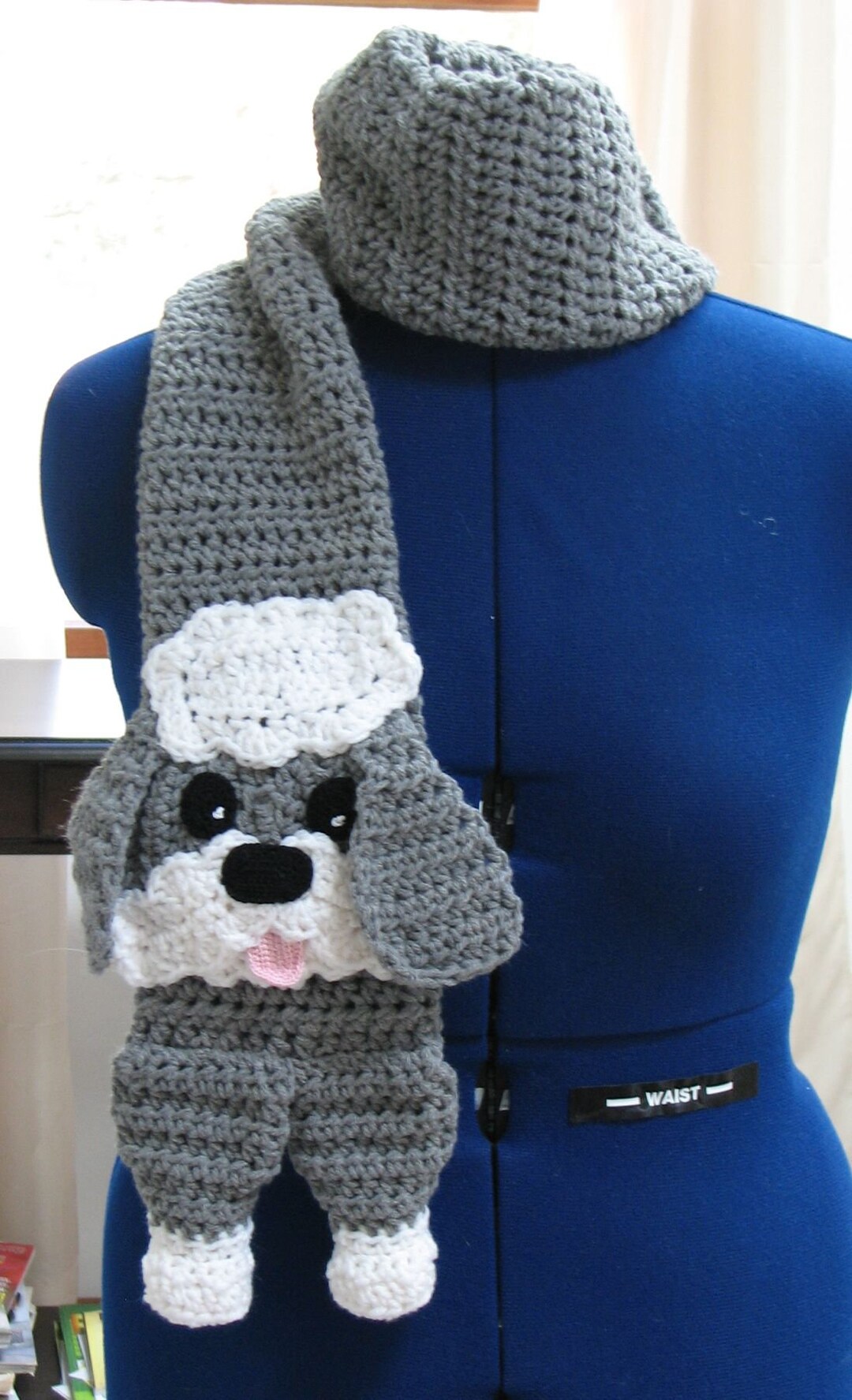 Sheep Dog - Scarf Crochet Pattern With Tutorials - Instant Download - Etsy