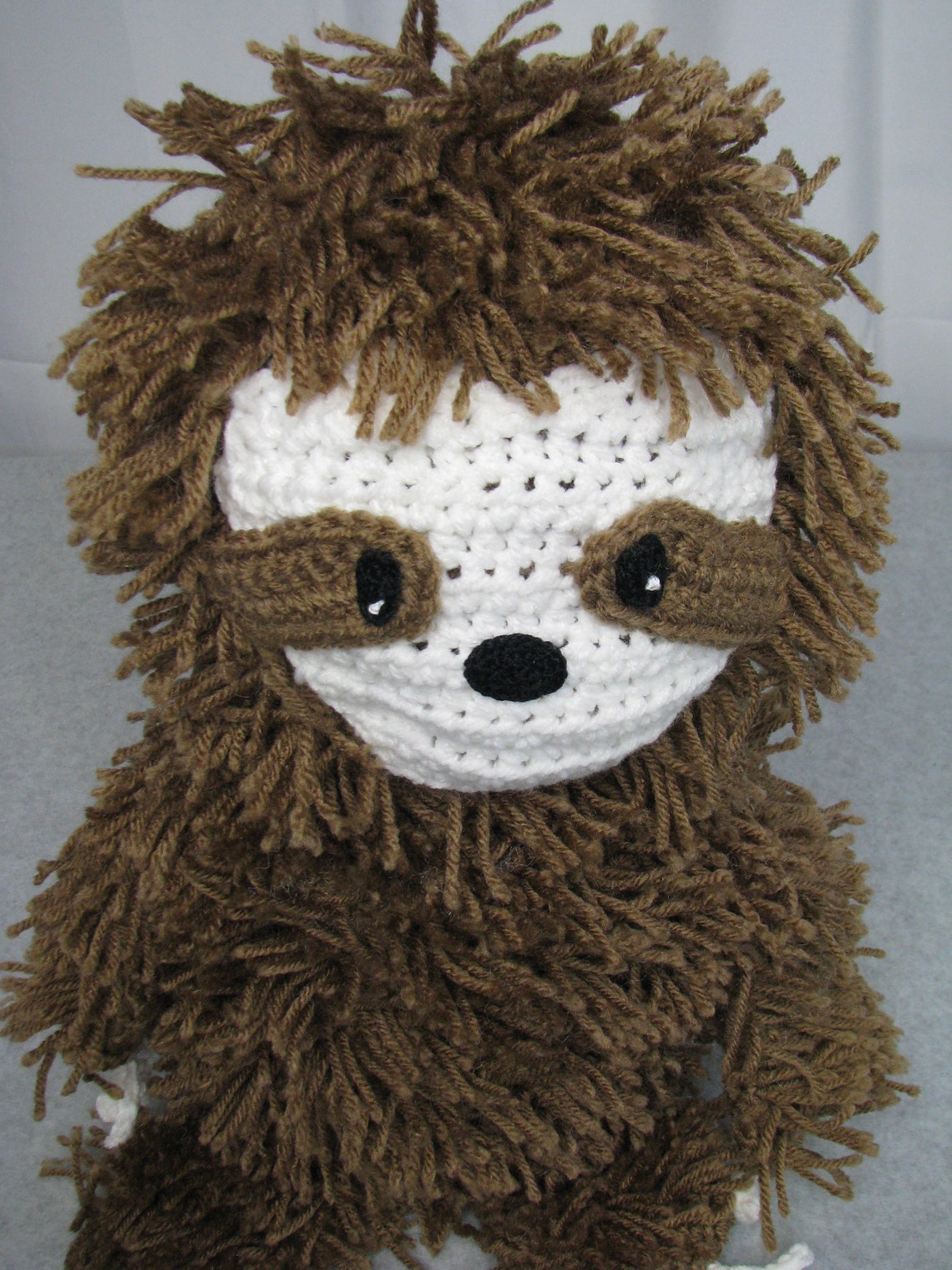 Large Sloth Toy Crochet Pattern With Tutorials - Digital Download - Etsy