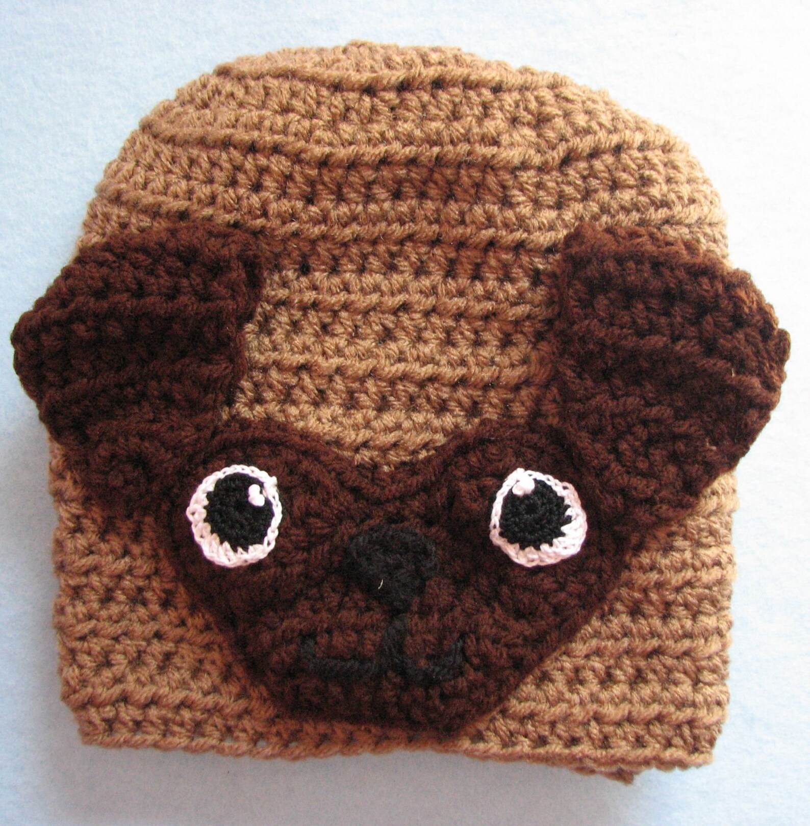 Pug Hat Scarf and Purse Crochet Pattern With Tutorials | Etsy