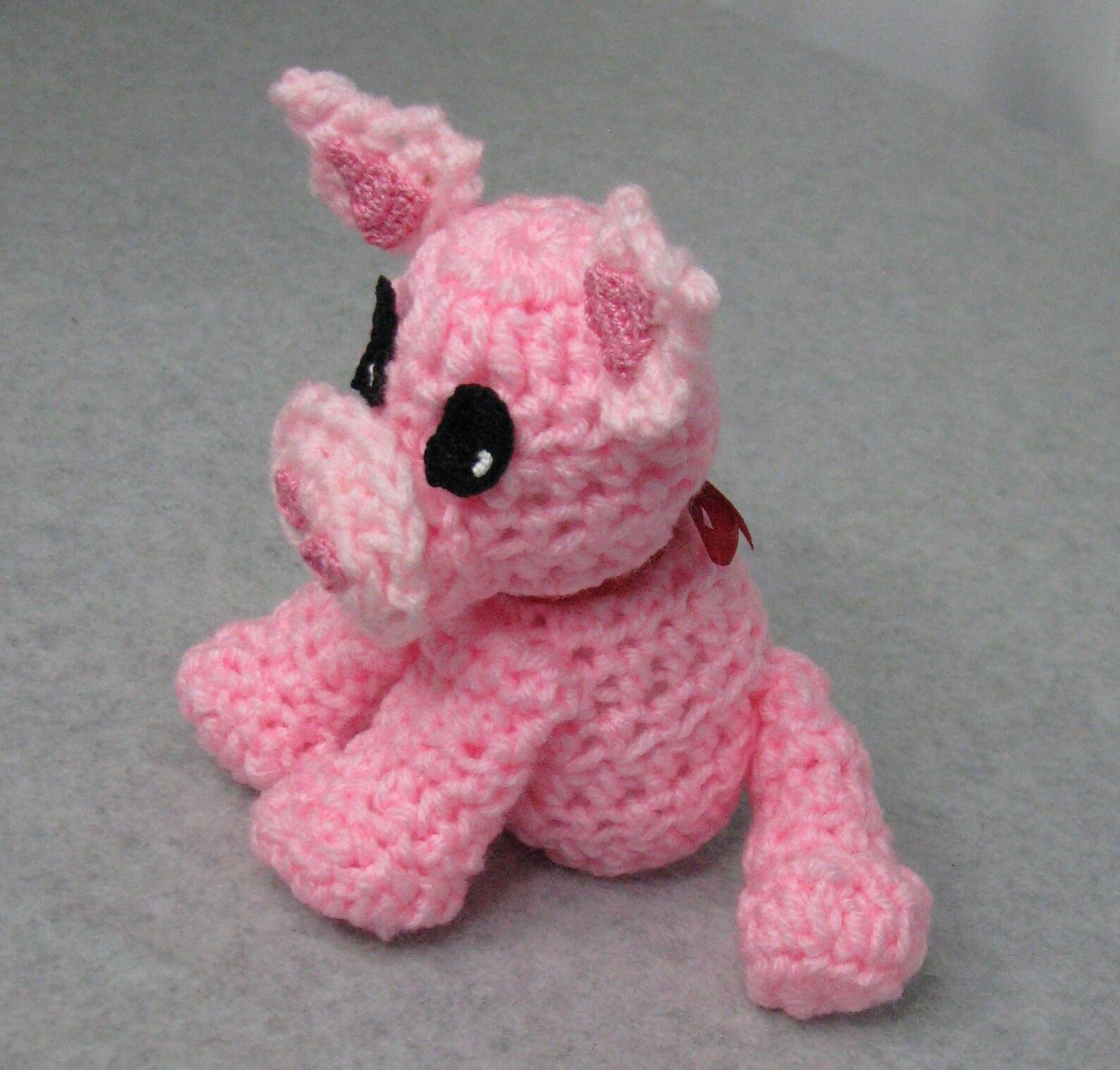 Mini Pig Crochet Toy Pattern With Photo Tutorials Digital - Etsy