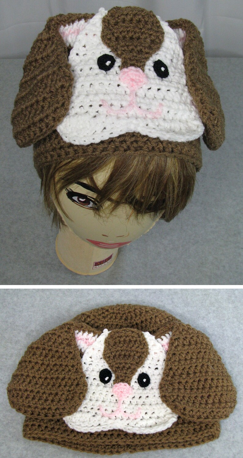 Bunny Hat Crochet Pattern With Tutorials Digital Download - Etsy