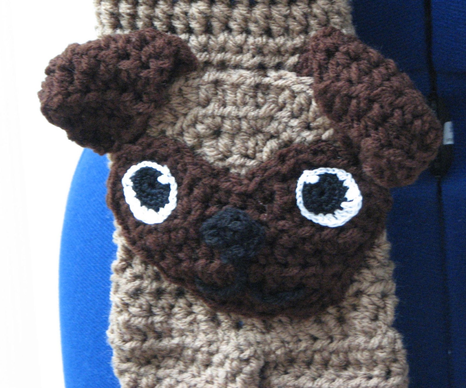 Pug - Scarf Crochet Pattern With Tutorials - Digital Download - Etsy Canada