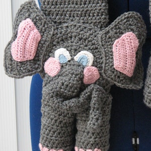 Elephant - Scarf Crochet Pattern With Tutorials - Digital Download - Etsy