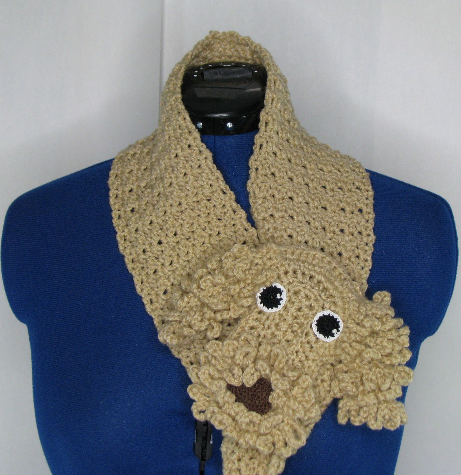 Labradoodle Neck Warmer Crochet Pattern With Tutorials | Etsy