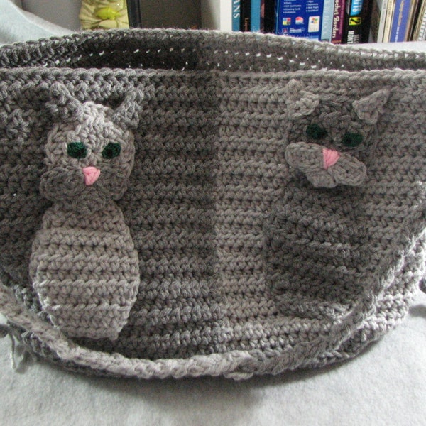 Crochet Cat Purse Pattern - Etsy
