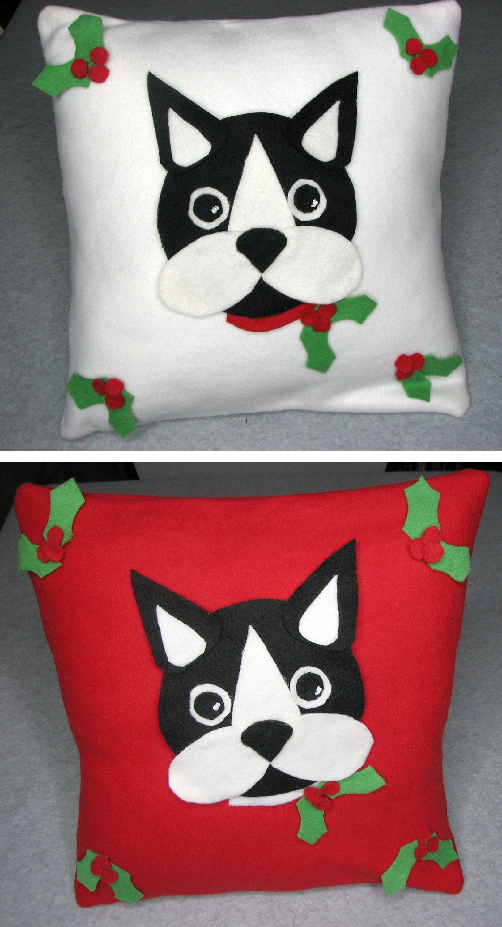 Boston Terrier Pillow Sewing Pattern With Tutorials | Etsy