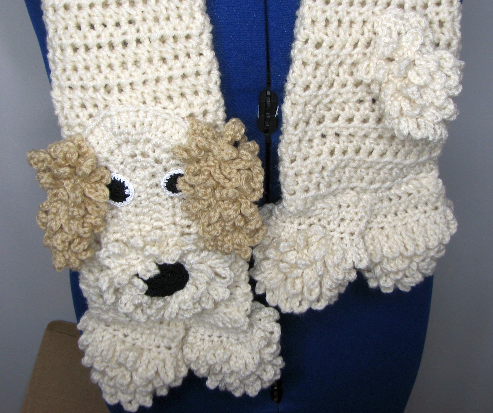 Labradoodle Scarf Crochet Pattern With Tutorials Instant - Etsy