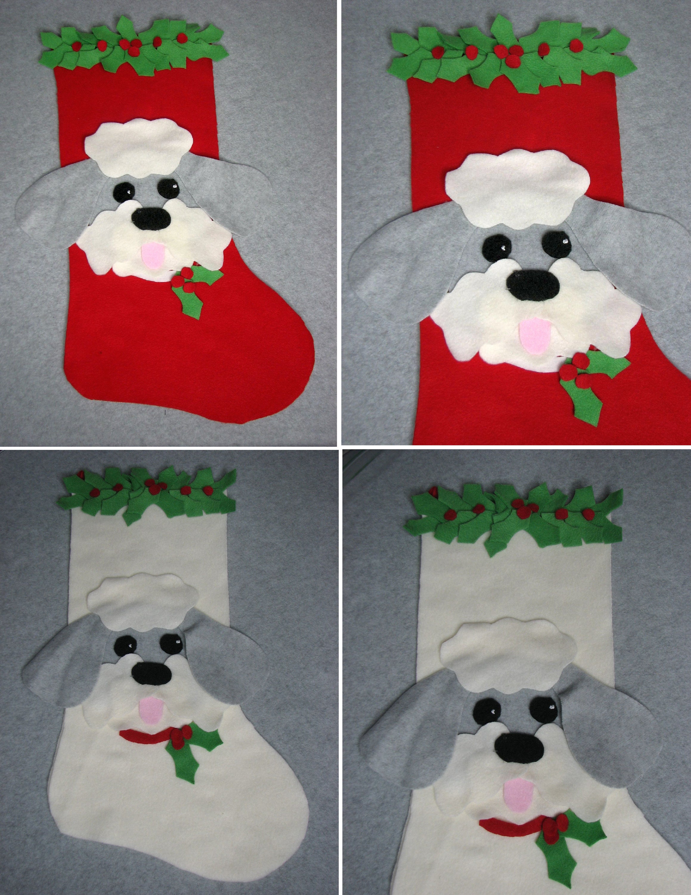 Sheep Dog Christmas Stocking Sewing Pattern With Tutorials | Etsy
