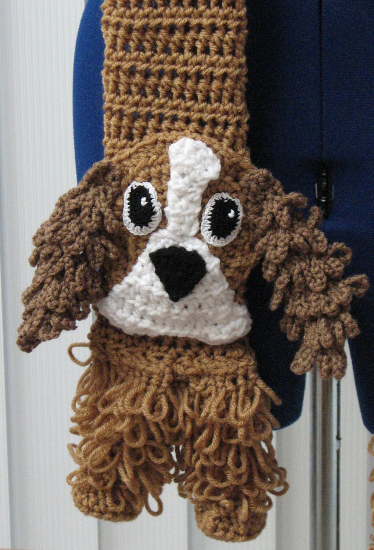 Cocker Spaniel Scarf Crochet Pattern With Tutorials - Etsy
