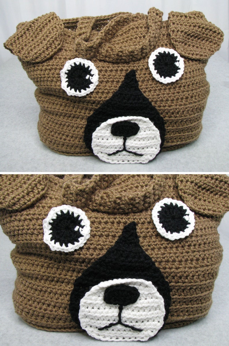 Boxer Tote Bag Crochet Pattern Digital Download | Etsy