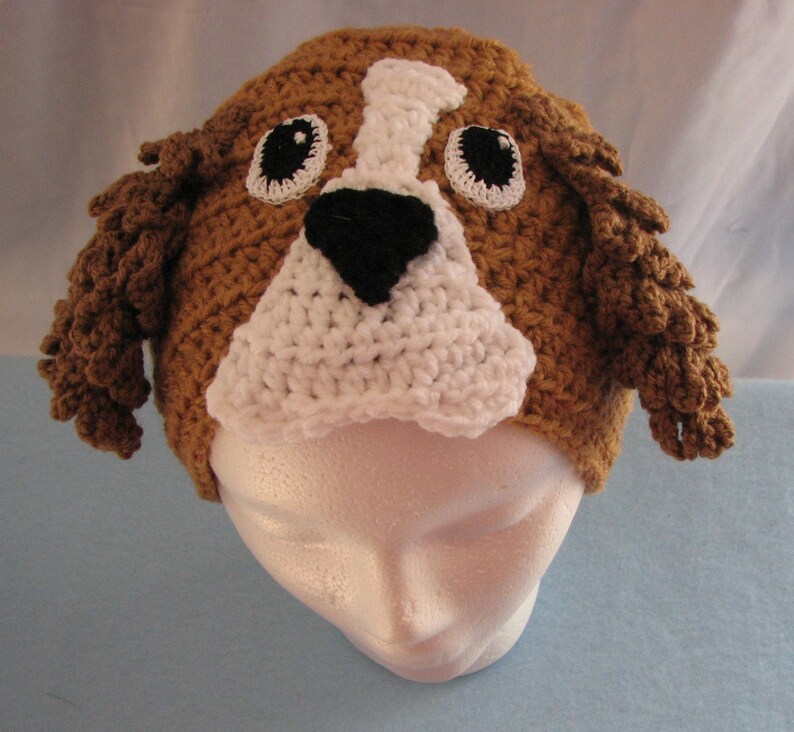 Cocker Spaniel Hat Crochet Pattern With Tutorials Digital - Etsy