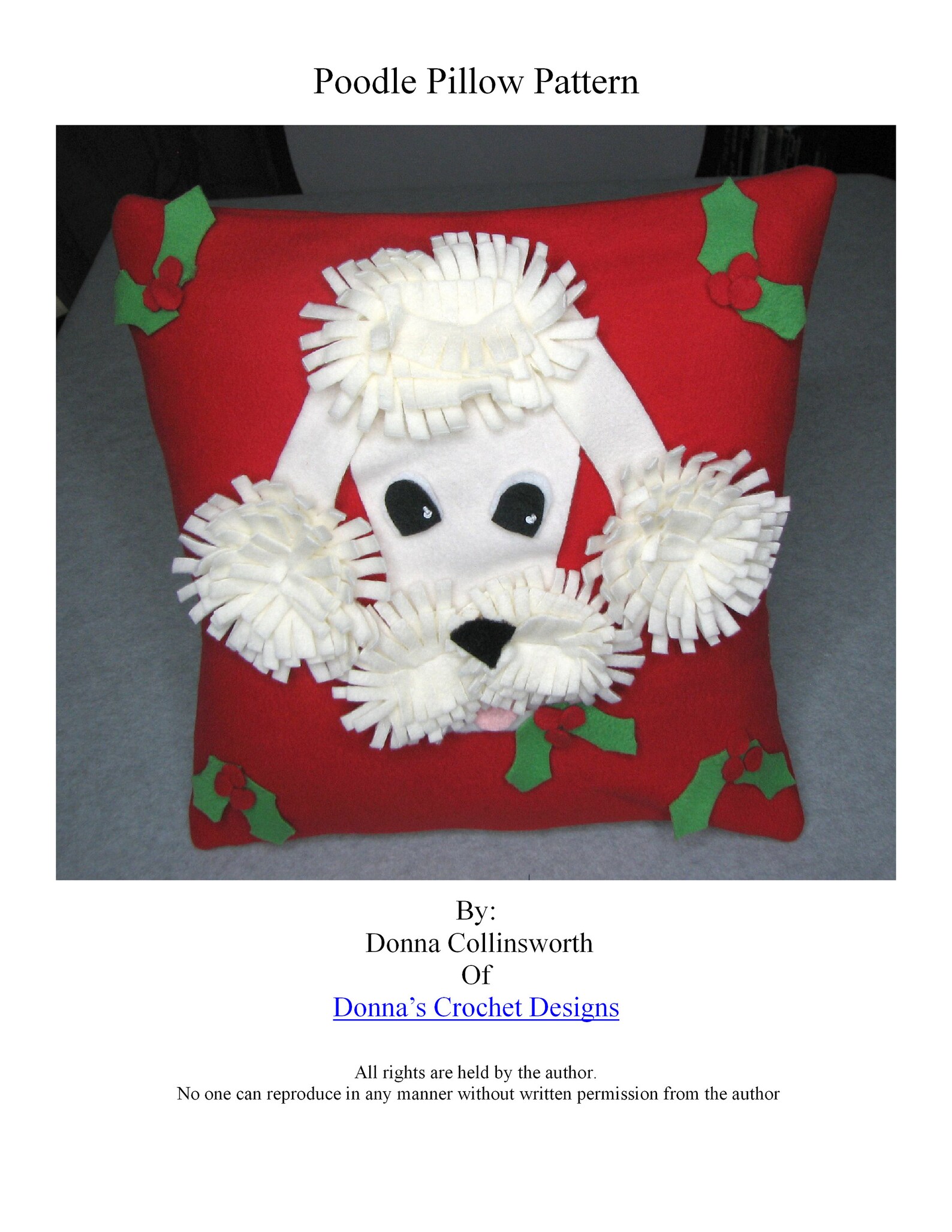 Poodle - Pillow Sewing Pattern With Tutorials - Digital Download - Etsy