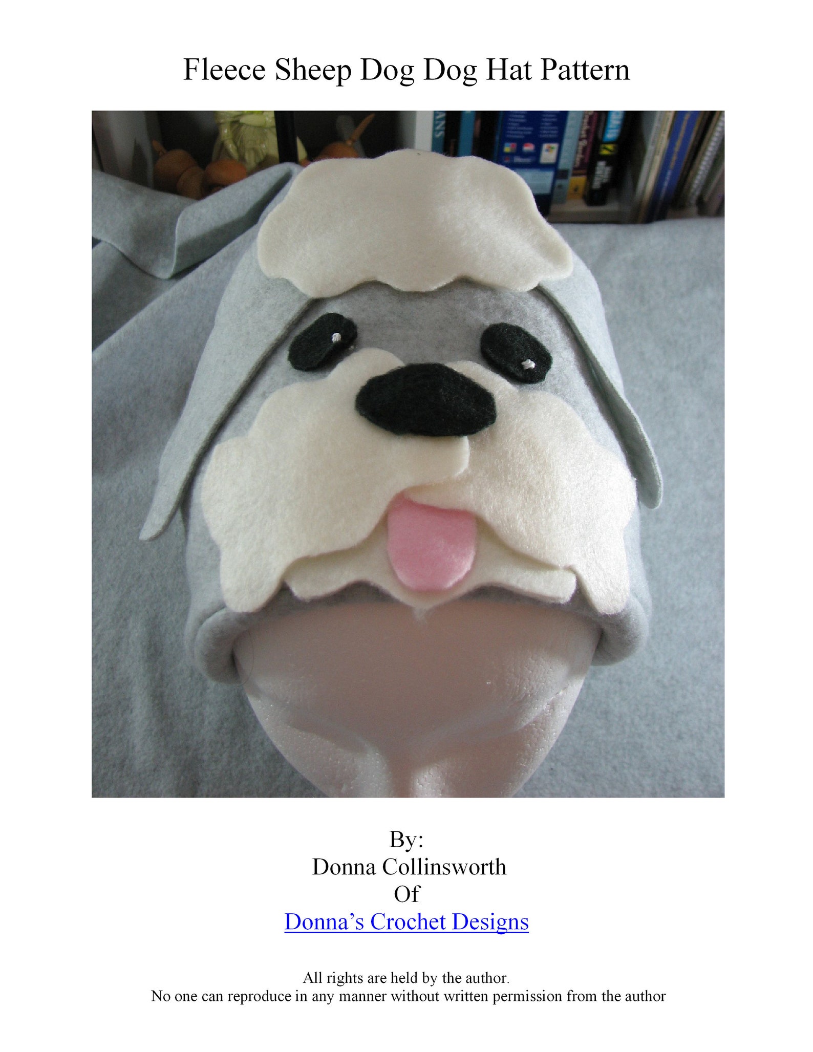 Sheep Dog - Hat Sewing Pattern With Tutorials - Digital Download - Etsy