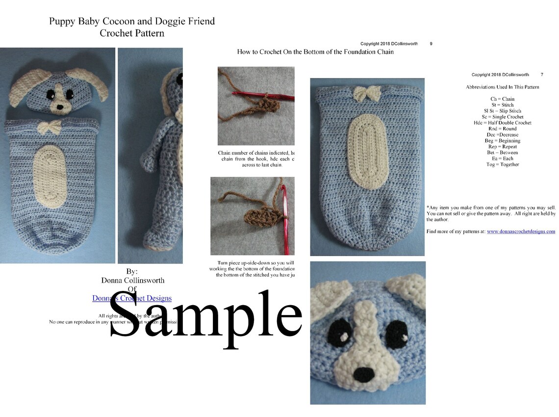 Simple Dog Cocoon With Dog Toy Crochet Pattern With Tutorials | Etsy