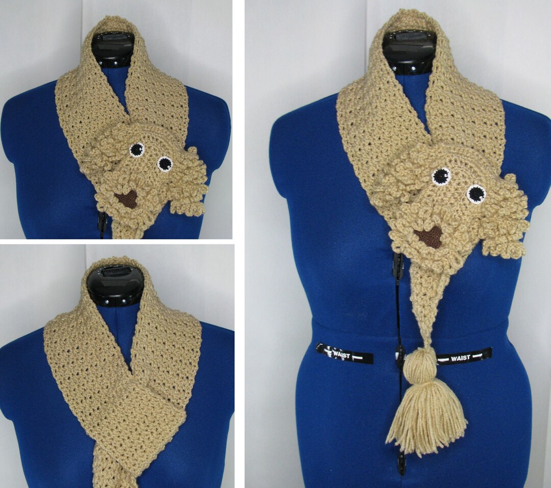 Labradoodle Neck Warmer Crochet Pattern With Tutorials Instant Download ...