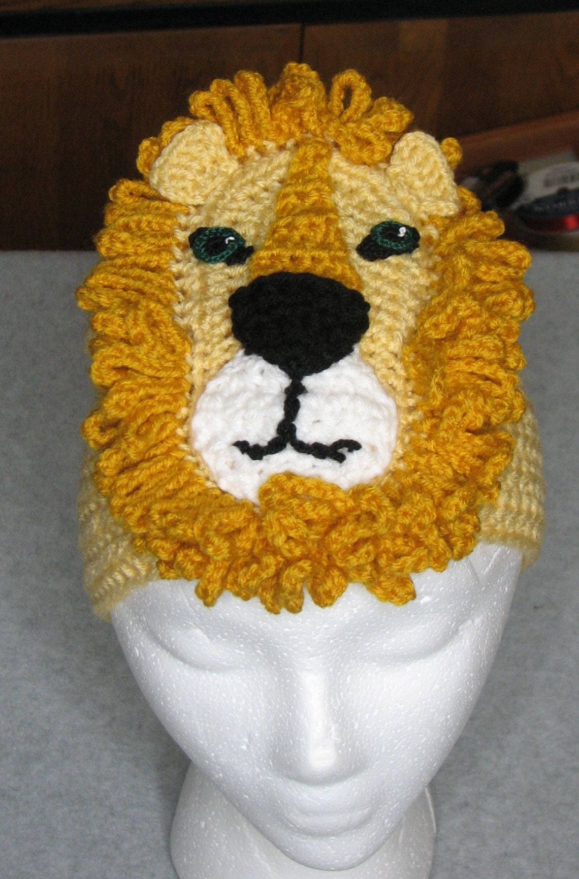 Lion Hat Crochet Pattern With Tutorials Digital Download | Etsy