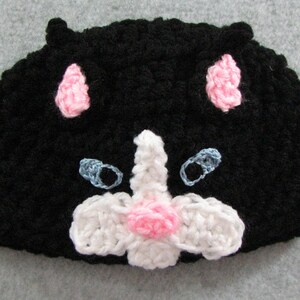 Black Cat - Baby Cocoon Crochet Pattern - Digital Download - Etsy