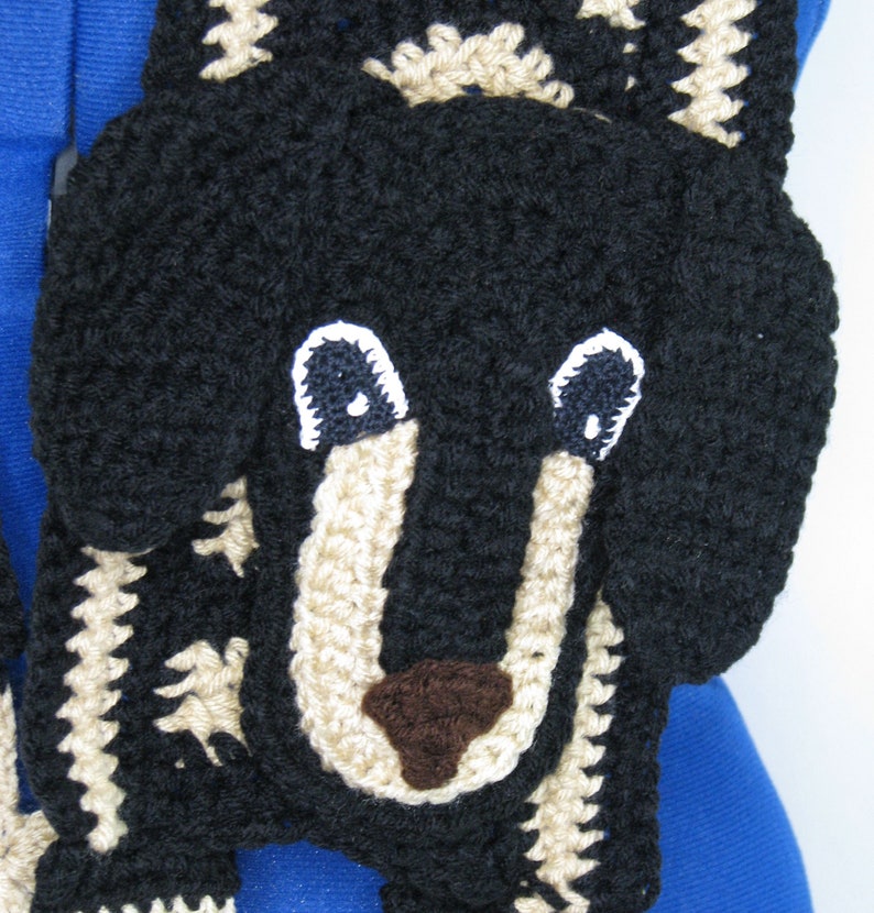Dachshund Ripple Scarf Crochet Pattern With Tutorials | Etsy