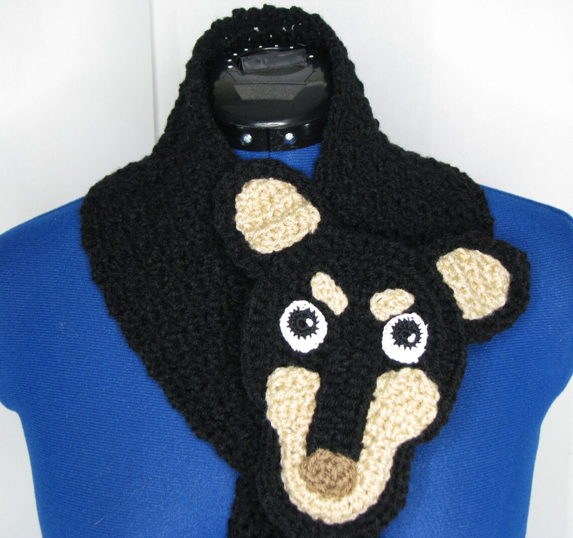 Mini Pinscher Neck Warmer Crochet Pattern With Tutorials - Etsy
