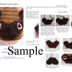 Pug - Hat Crochet Pattern With Tutorials - Digital Download - Etsy