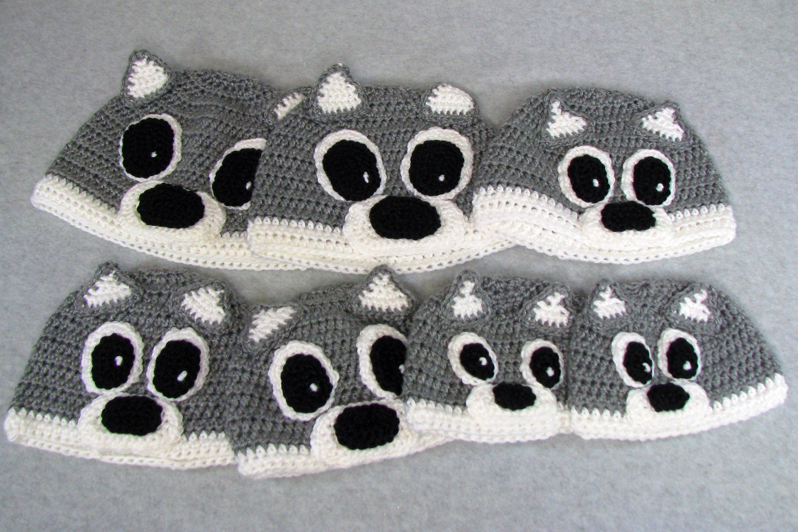 Wolf Hat Crochet Pattern in Six Sizes PDF - Etsy