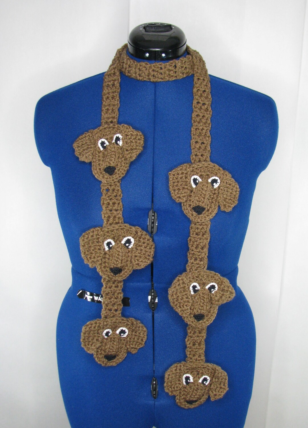 Dachshund - Thin Scarf Crochet Pattern With Tutorials - Instant ...
