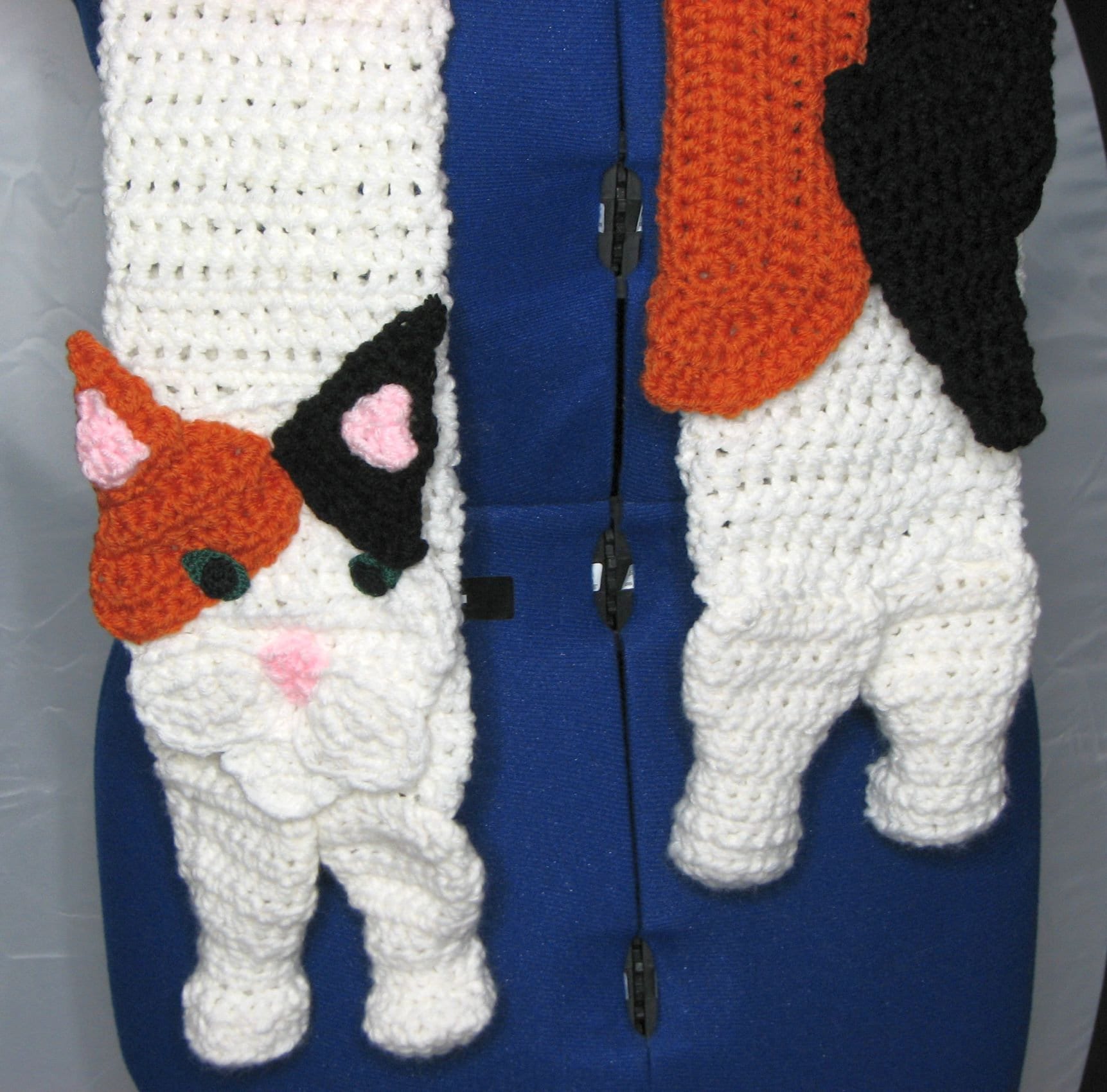 Patches Cat Scarf Crochet Pattern With Tutorials Digital | Etsy