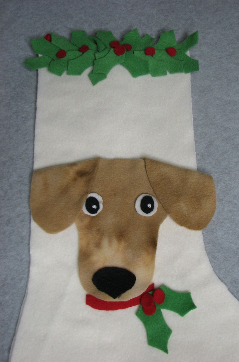 Labrador Stocking Pattern With Tutorials Digital Download | Etsy