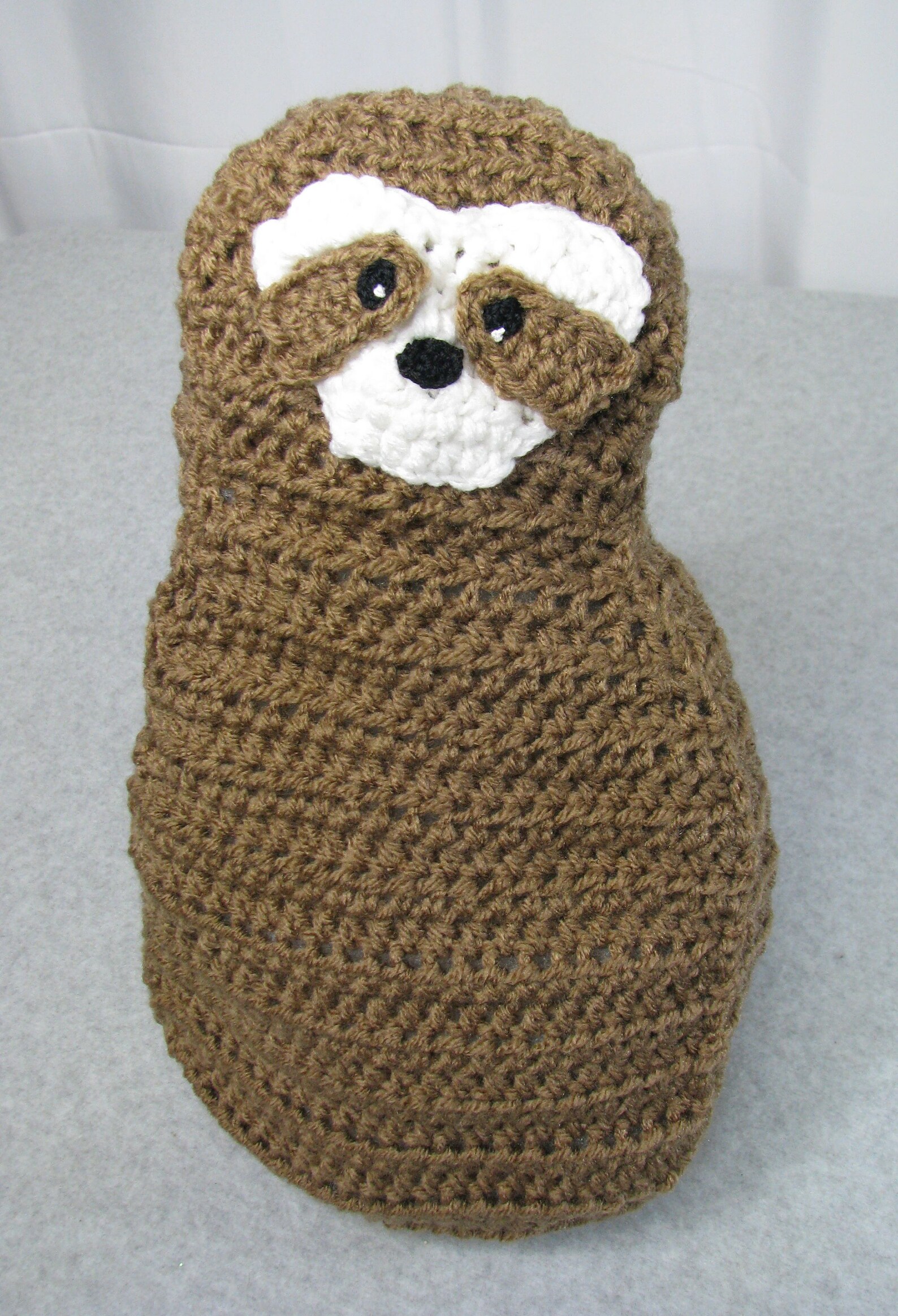 Sloth Pillow Crochet Pattern With or Without Fur Tutorials - Etsy