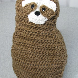 Sloth Pillow Crochet Pattern With or Without Fur - Tutorials - Digital ...