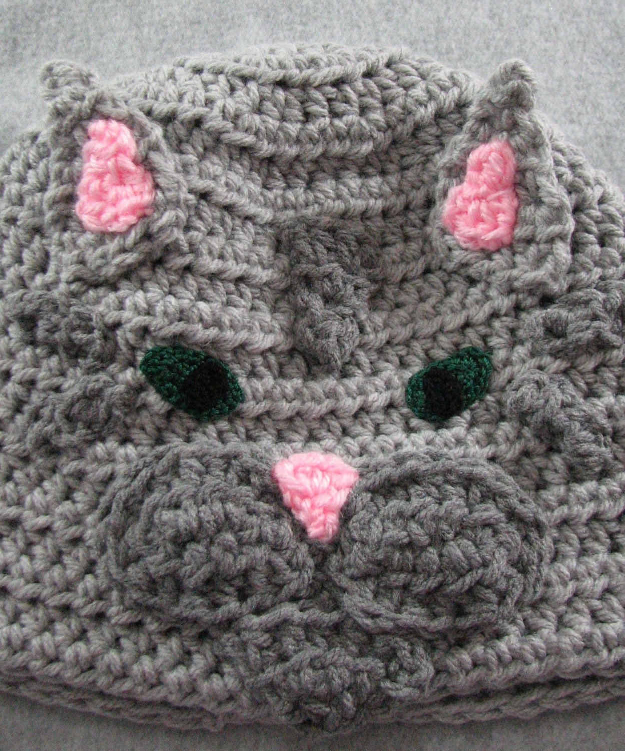 Tabby Cat - Hat Crochet Pattern With Tutorials - Digital Download - Etsy