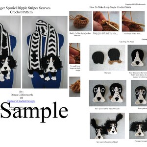 Springer Spaniel - Ripple Scarf Crochet Pattern With Tutorials ...